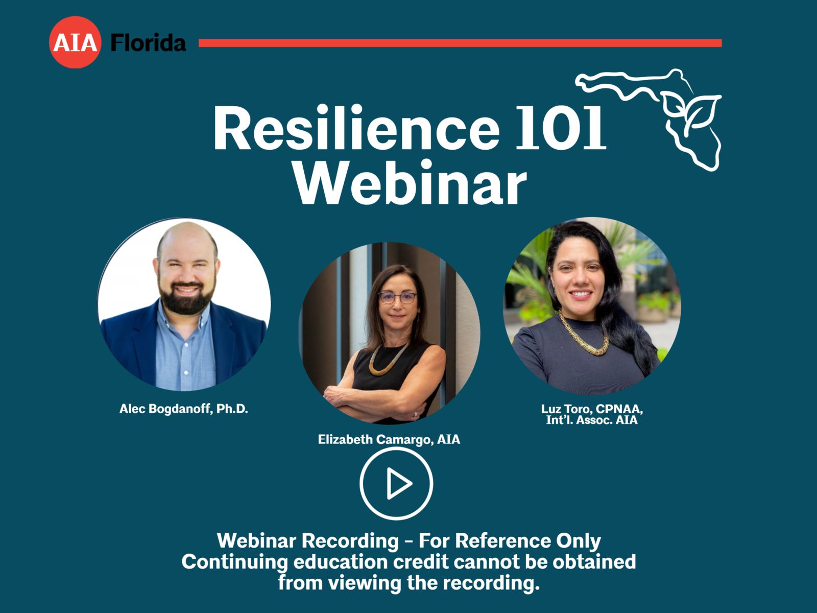 AIA Florida Resilience Webinar Series